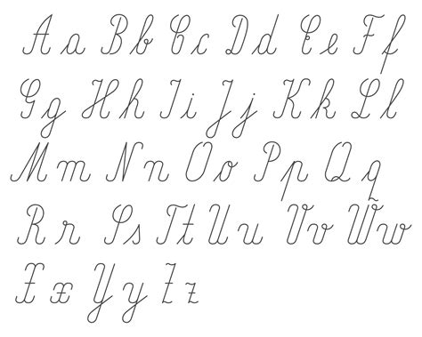 Letter A In Cursive Font