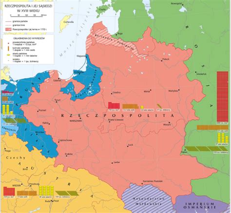 Mapa Polski Przed Rozbiorami