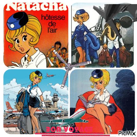 Natacha hôtesse de l air concours animé gratuit PicMix