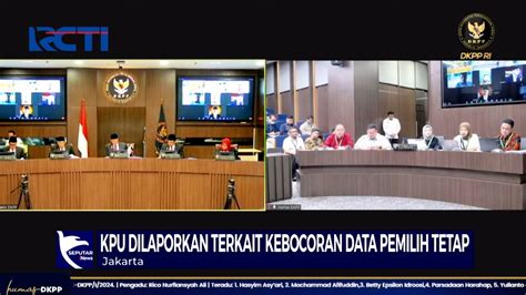 Terkait Kebocoran Data Pemilih Tetap KPU Jalani Sidang Pemeriksaan