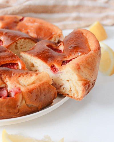 Recette Moelleux Aux Fraises Et Citron Sur Chefclub Daily Chefclub Tv