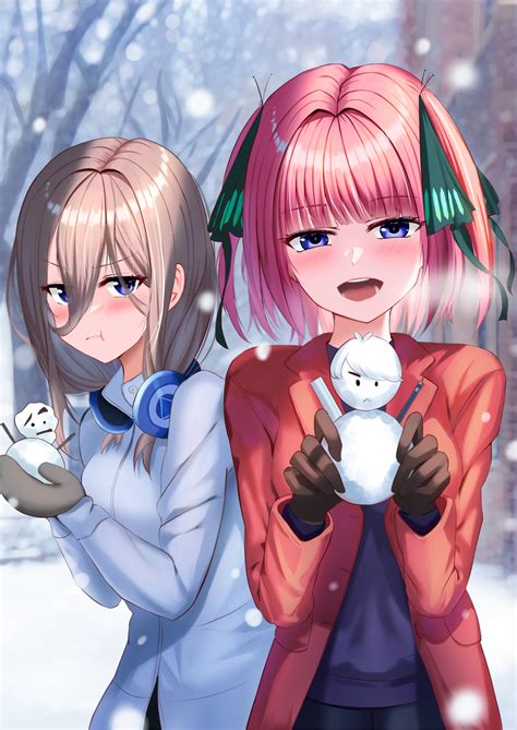 Nakano Nino Nakano Miku And Uesugi Fuutarou Go Toubun No Hanayome