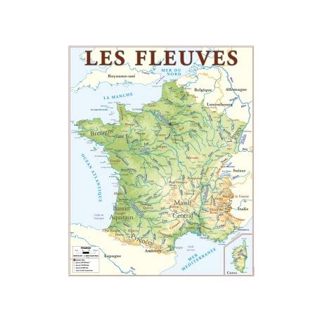 Haut 74 Imagen Les Fleuves De France Carte Fr Thptnganamst Edu Vn
