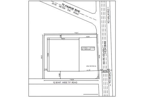 2d Cad Drawings Of Land Plan AutoCAD Software Cadbull