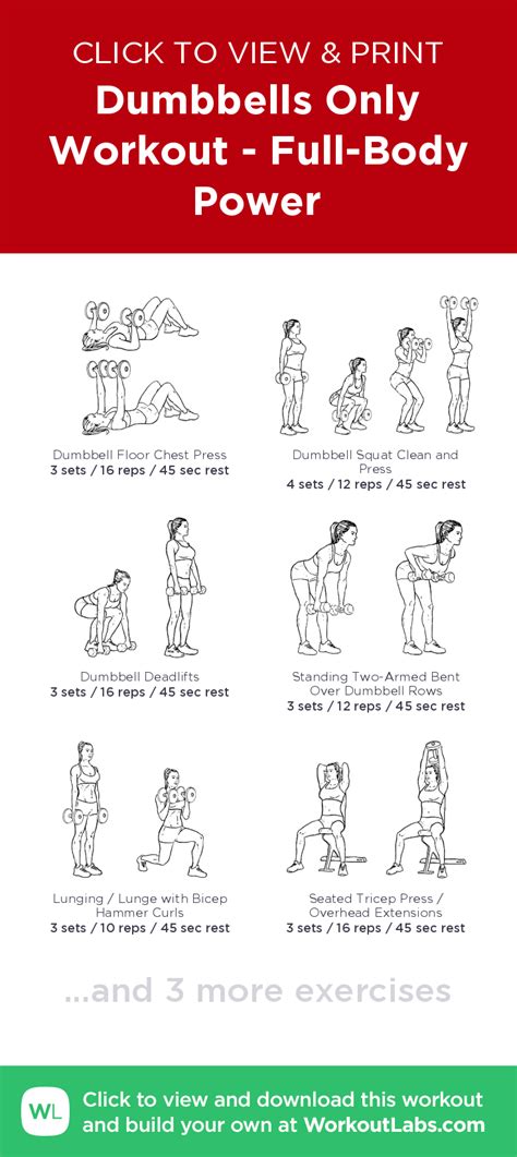 Dumbbell Full Body Circuit Six Pack Abs Perfectabsworkout
