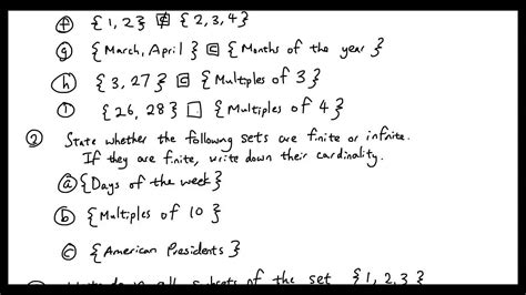 set theory lesson 3 quiz and answers youtube