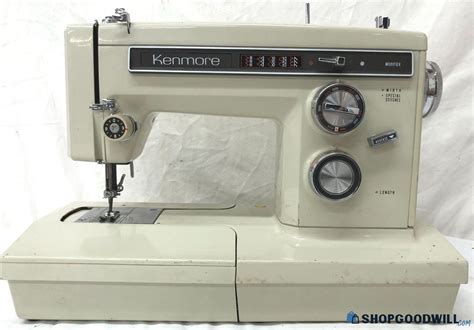 Vintage Kenmore Beige Model No 158 19412 Sewing Machine Unit Only For