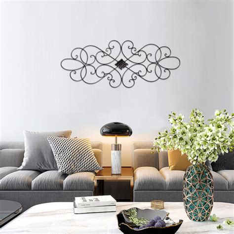 Tuscan Wall Decor Metal Shelly Lighting