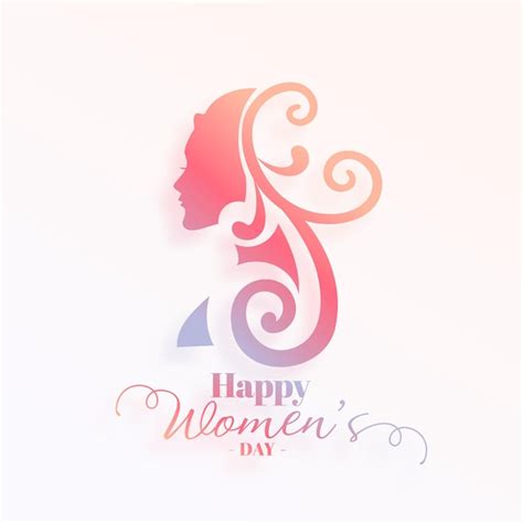 Fondo hermoso del saludo del día de la mujer feliz para el amor de