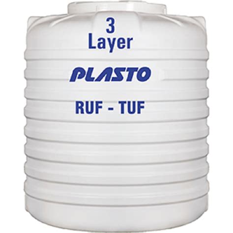 White Plasto Triple Layer Ruf Tuf Water Storage Tank At Rs Piece