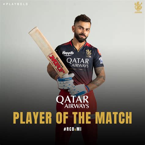 Mufaddal Vohra On Twitter Virat Kohli Won Rcb S Player Of The Match
