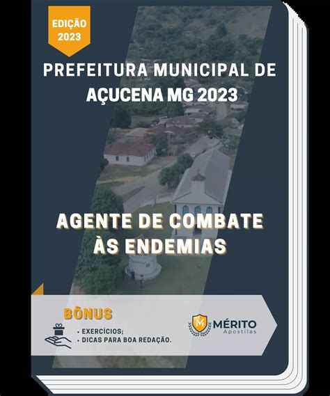 Apostila Agente De Combate S Endemias Prefeitura A Ucena Mg