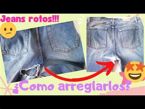 Como Arreglar Un Jeans Roto En La Entrepierna Fashion Art Craft