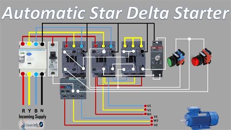 Star Delta Starter Connection With Timer Automatic Star Delta Starter