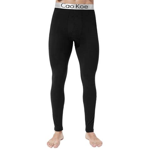 Homens Long Johns Thermal Roupas Íntimas De Pele Amigas Da Calças