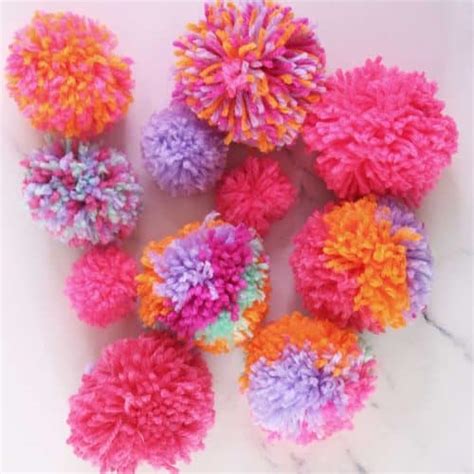 DIY Pom Poms How To Make Pom Poms 4 Best Methods TREASURIE