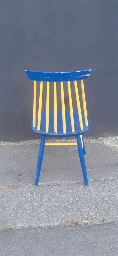 Stare krzesło drewniane prl patyczak Bytom OLX pl