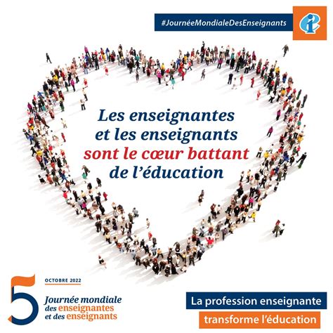 Journée mondiale des enseignantes et des enseignants 2022 Nous