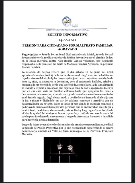 Poder Judicial Hn On Twitter Juzgadopenal De La Ciudad De