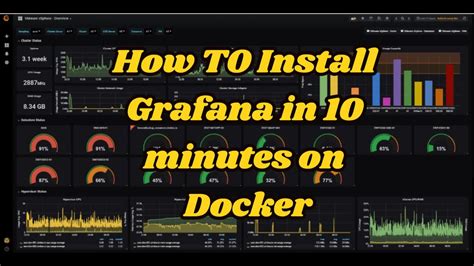 install docker grafana telegraf and influxdb in 10 minutes for system metrics collection