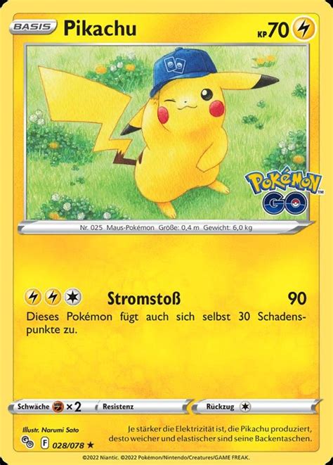 Bestelle Jetzt Pikachu Pokemon Go Holo Rare Bei Geco