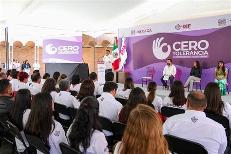 Se suma DIF Oaxaca a campaña Cero Tolerancia al Hostigamiento Sexual y