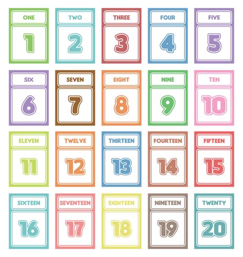 10 Best Printable Number Cards Artofit