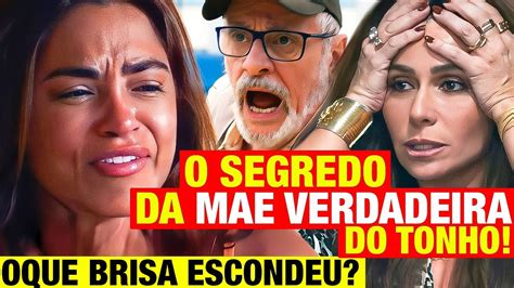 TRAVESSIA AO VIVO DNA revela que BRISA NÃO É MÃE DE TONHO Quem é a
