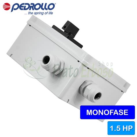 QEM 3 150 Quadro Elettrico Per Elettropompa Monofase 1 HP Pedrollo