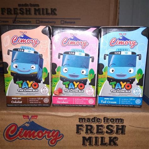 Jual Cimory Fresh Milk Susu Uht Tayo Ml Shopee Indonesia