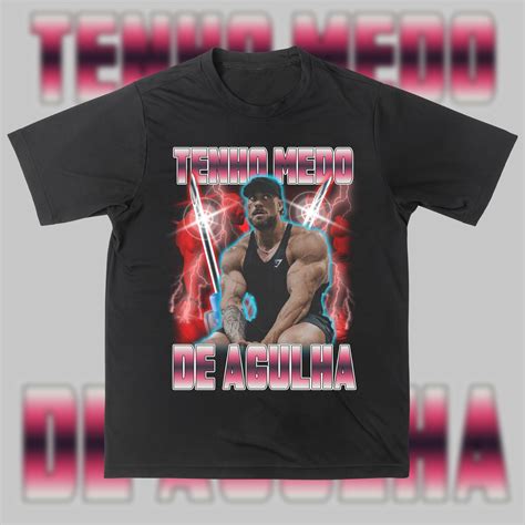 T Shirt Classic Tenho Medo De Agulha R 59 99 Em Golden Design