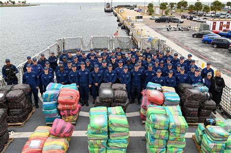 Coast Guard Cutter Resolute Returns Home Offloads Approximately 55M