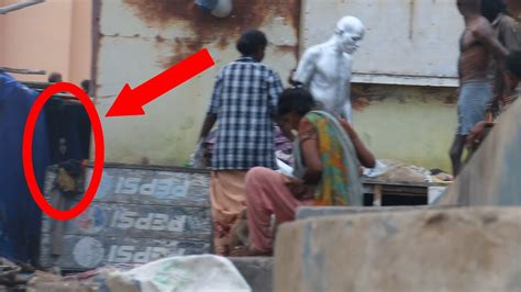 Real Ghost Video Caught On Camera In Indian Slum Area YouTube