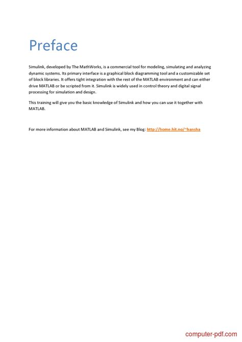 pdf télécharger introduction simulink matlab pdf gratuit pdf