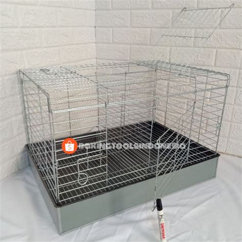 Jual KANDANG KELINCI GALVANIS EXTRA JUMBO 76X47X46 Shopee Indonesia