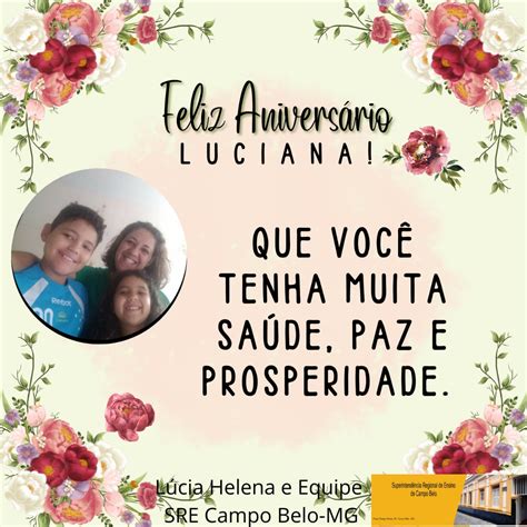 PARABÉNS LUCIANA DIRETORA DA E E DR JOÃO BATISTA HERMETO LAVRAS MG