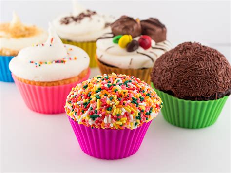 Cupcakes Em Formas De Silicone Confeitaria OnLine Oficial