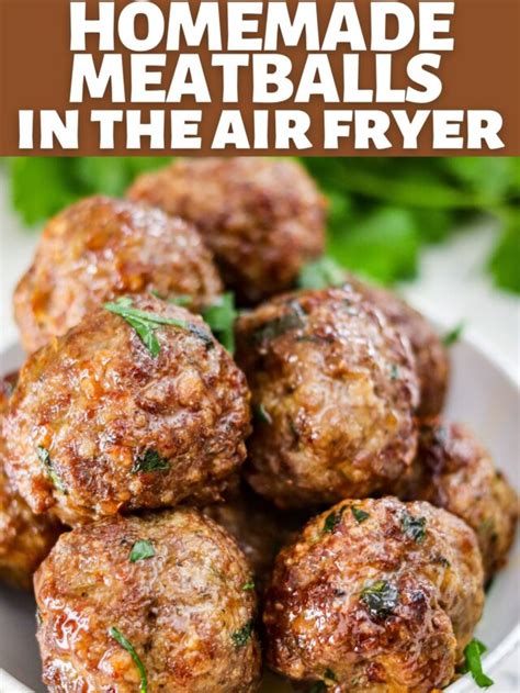 The Easiest Homemade Meatballs In The Air Fryer Domestic Superhero