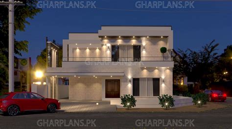 Beautiful 1 Kanal House Elevation Models Ghar Plans