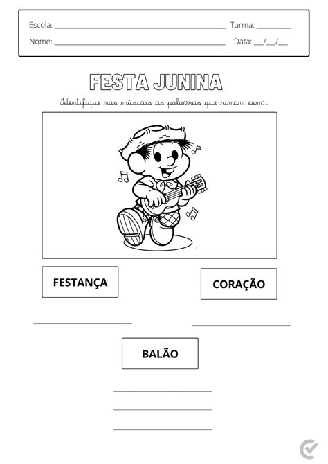 21 Atividades De Festa Junina Para Imprimir E Colorir