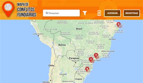 Mapa de Conflitos Fundiários Instituto Pólis