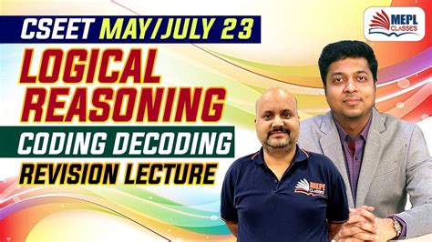 Cseet May July Logical Reasoning Coding Decoding Revision