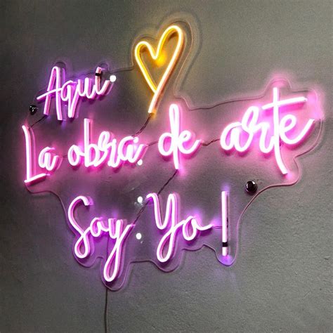 Letrero En Neon Flex Y Acrilico Frases En Letreros De Ne N
