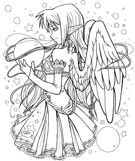 Anime Printable Coloring Sheets