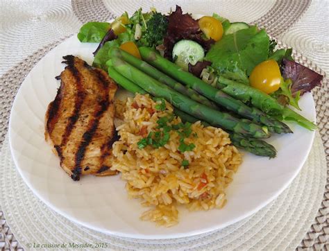 La cuisine de Messidor Escalopes de poulet grillées à saveur de
