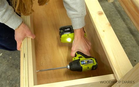 Diy Oversized Nightstand With Drawers