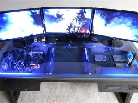 gaming computer inside desk setup desk computer desk setup gaming pcs gaming station pc desk