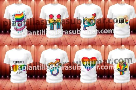 Pack LGBTQ Gratis Plantillas Sublimar Playeras Plantillas Para Sublimar