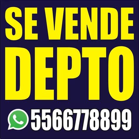 Lona Impresa Se Vende Depto O Casa X M Personalizada Mercadolibre