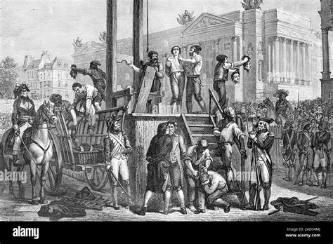 Execution by guillotine Banque de photographies et dimages à haute